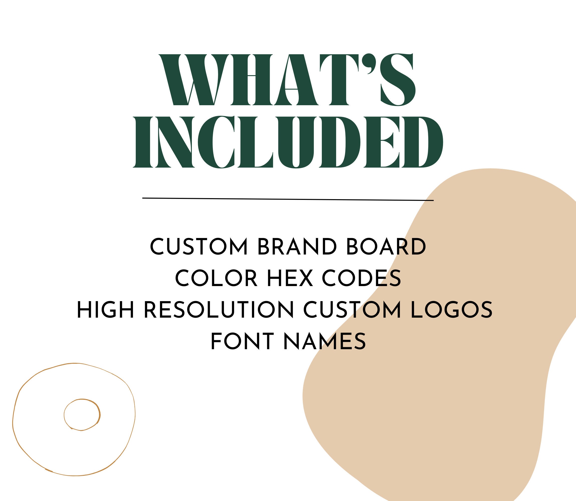 Custom Business Brand Kit I Dark Blue & Gold I Logos I Branding Colors ...