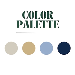 Custom Business Brand Kit I Dark Blue & Gold I Logos I Branding Colors ...