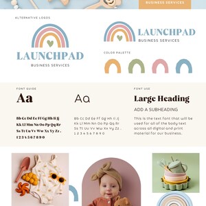 Custom Business Brand Kit I Modern Children's Boutique I Kids ...