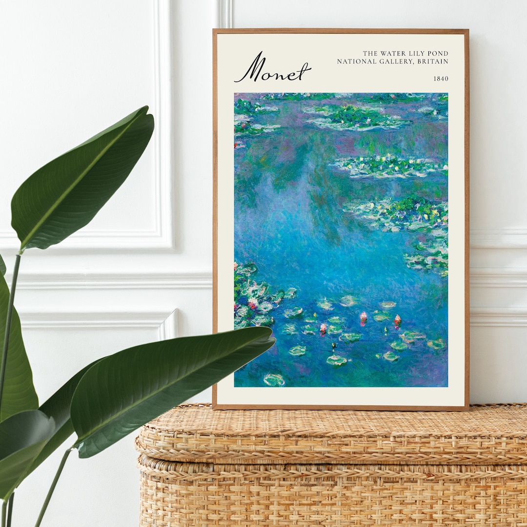 The Water Lily Pond by Claude Monet Signature Edition, Exhibition ...
