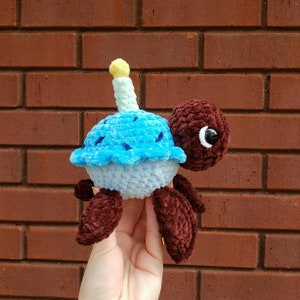 Cupcake Turtle Crochet Pattern PDF Download Beginner Friendly Amigurumi ...