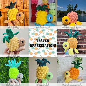 Pineapple Turtle Pattern Crochet PDF Download Beginner Friendly ...