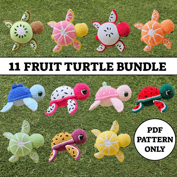 Turtle Crochet Pattern - Etsy