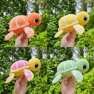 Fruit Turtle Crochet Pattern Bundle PDF Download, Beginner Friendly ...