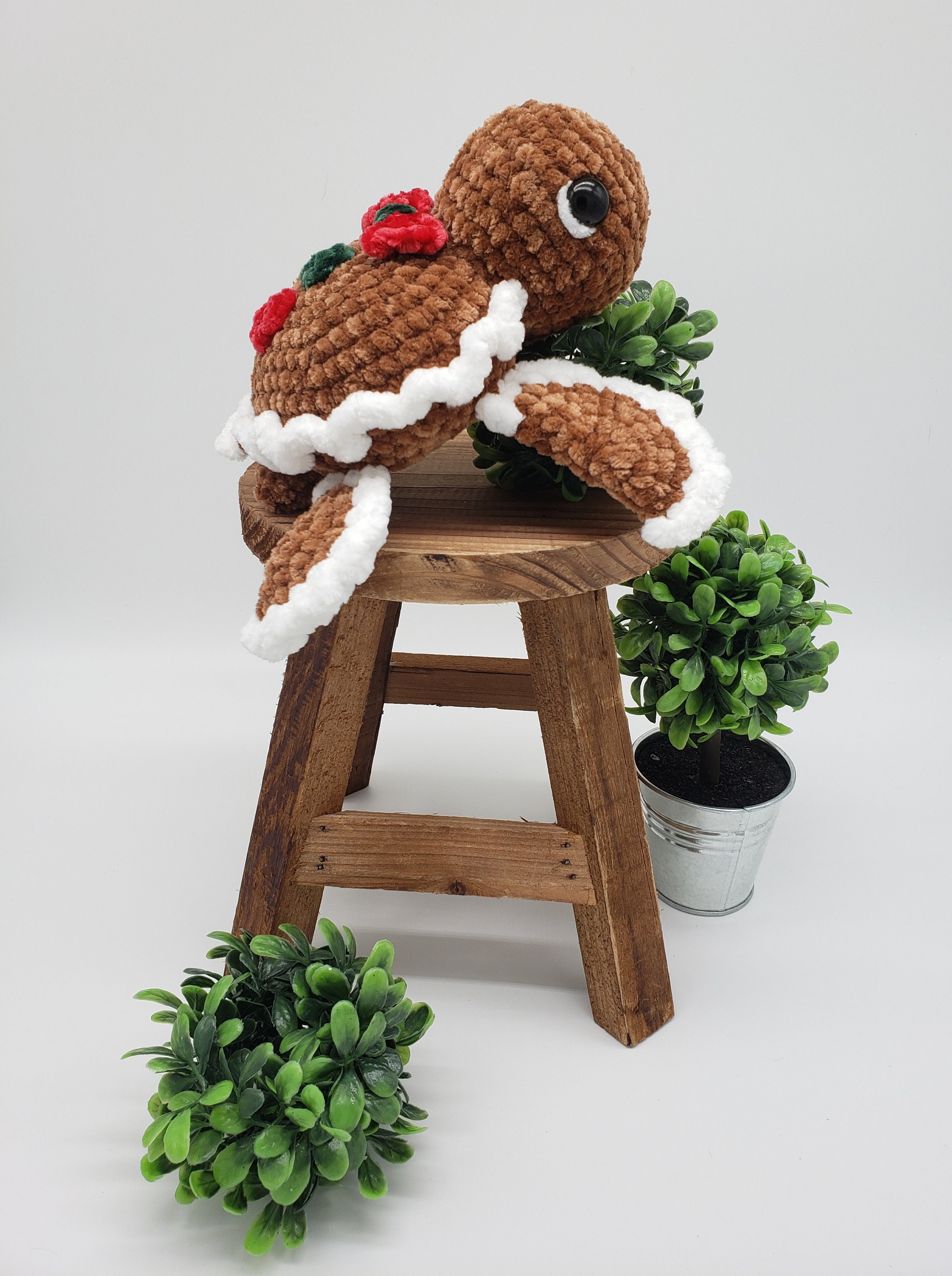 Gingerbread Turtle Pattern Crochet PDF Download Beginner - Etsy