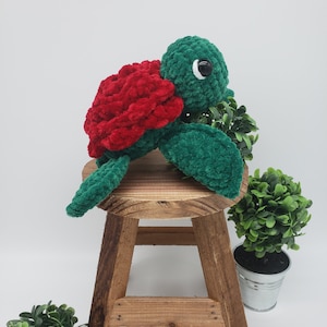 Rose Turtle Crochet Pattern PDF Download, Beginner Friendly Amigurumi ...