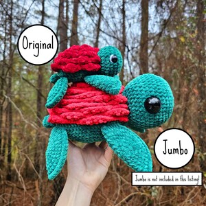 Rose Turtle Crochet Pattern PDF Download, Beginner Friendly Amigurumi ...