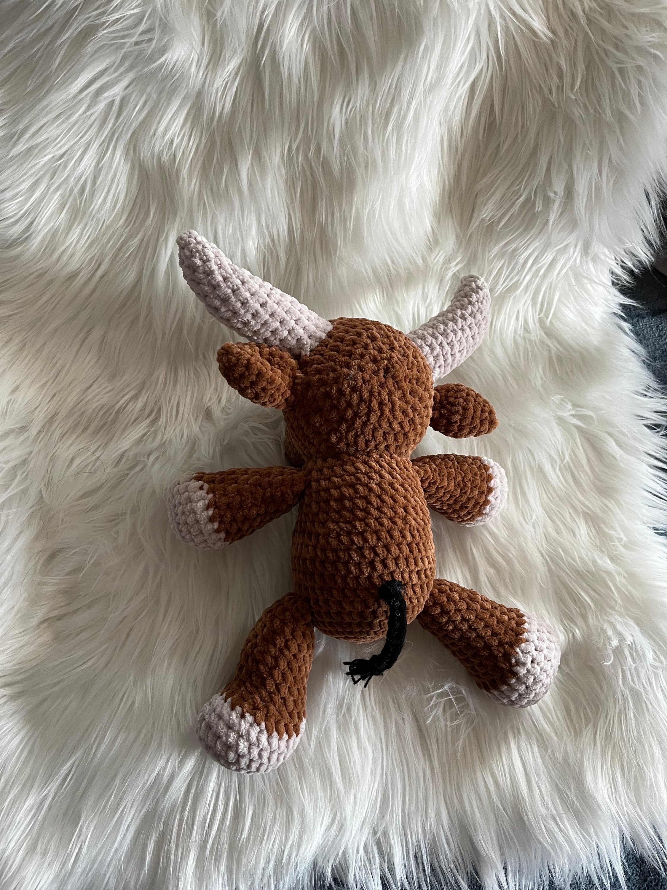 Bull, Crocheted Plush Toy, Soft, Birthday Gift, Amigurumi, Crochet Toy ...