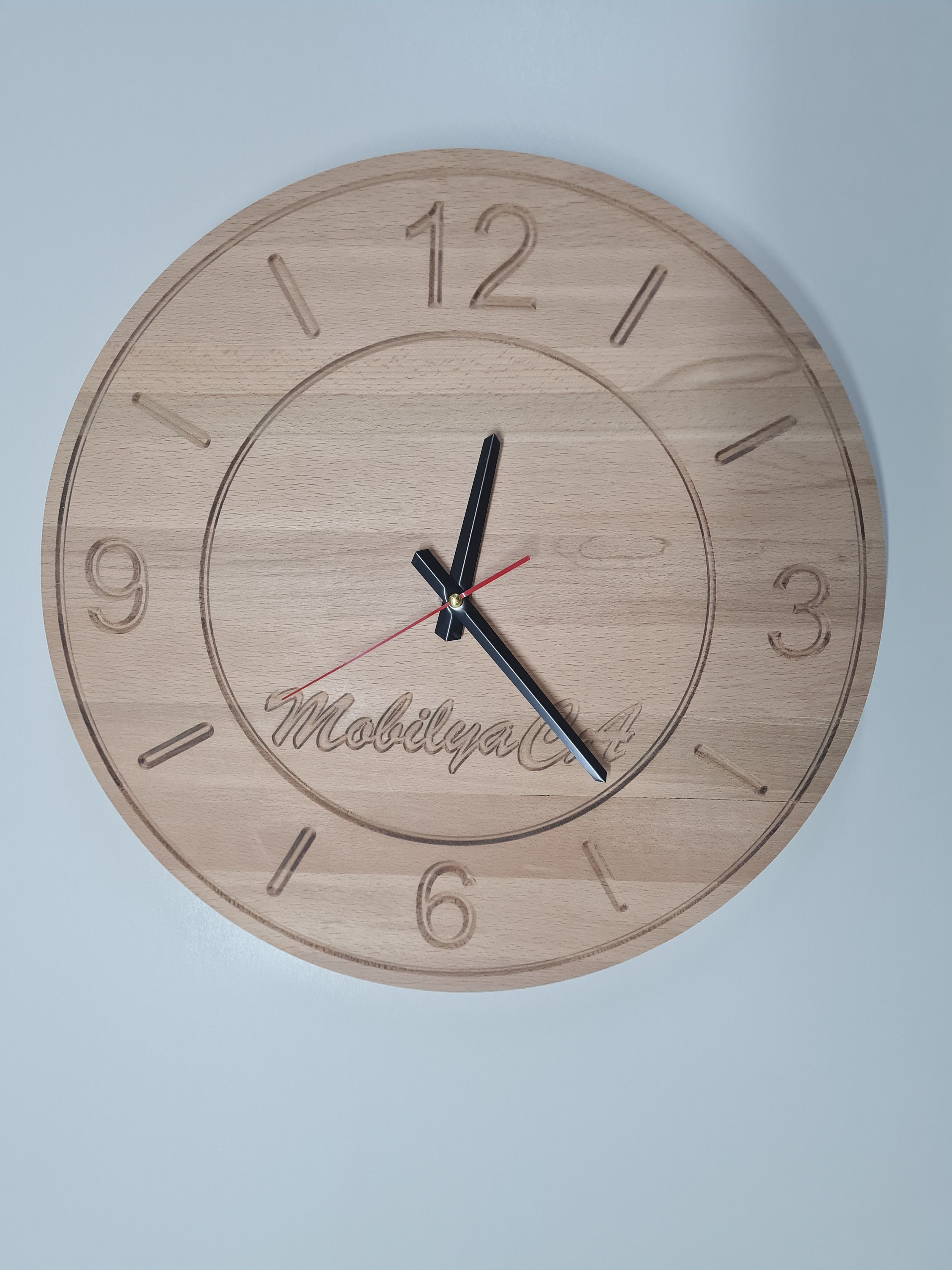 Personalized Wooden Wall Clock - Etsy
