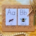 Nature Alphabet Flash Cards, ABC Flashcards, Alphabet Cards Printable ...