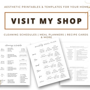 Editable Chore Chart and Cleaning Checklist, Kid's Chore Chart Canva ...