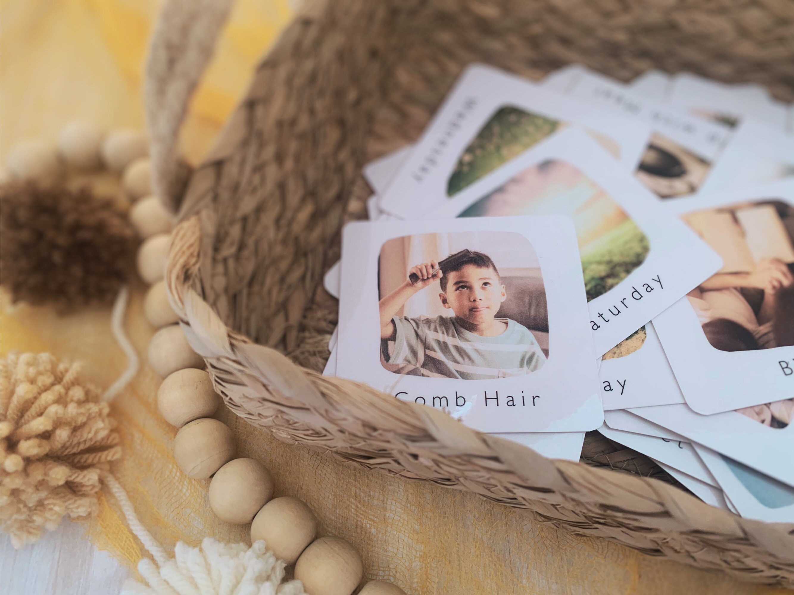 Daily Rhythm Cards for Kids, Preschool Daily Schedule, Homeschool Daily ...