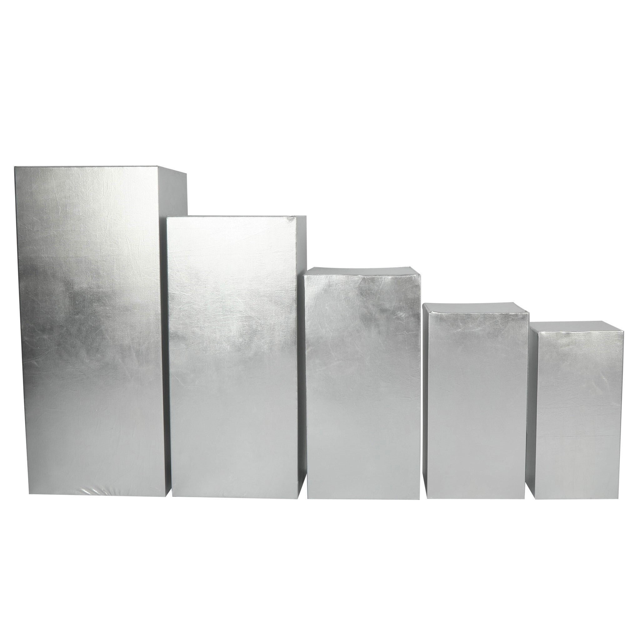 Spandex Covers for Square Metal Pillar Pedestal Stands 5 Pcs/set ...