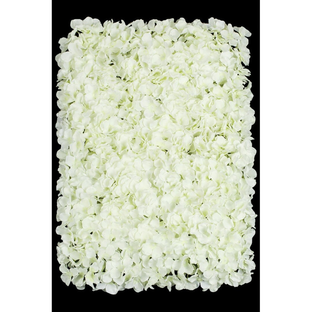 Silk Hydrangeas Flower Wall Backdrop Panel Cream - Etsy