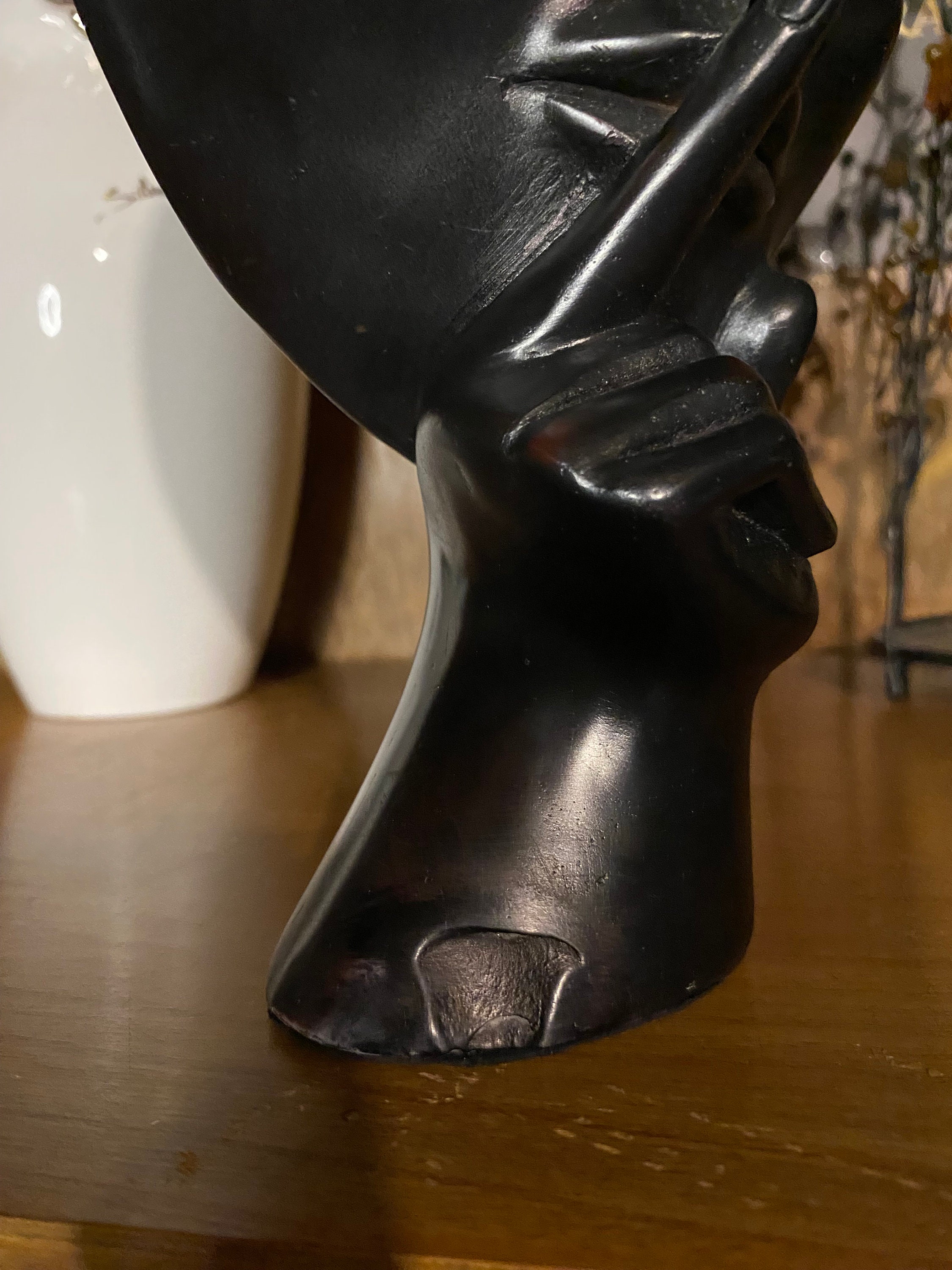 Shhh Face Statue/bust - Etsy