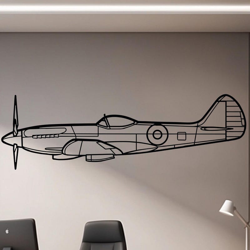 Spitfire Silhouette - Etsy UK