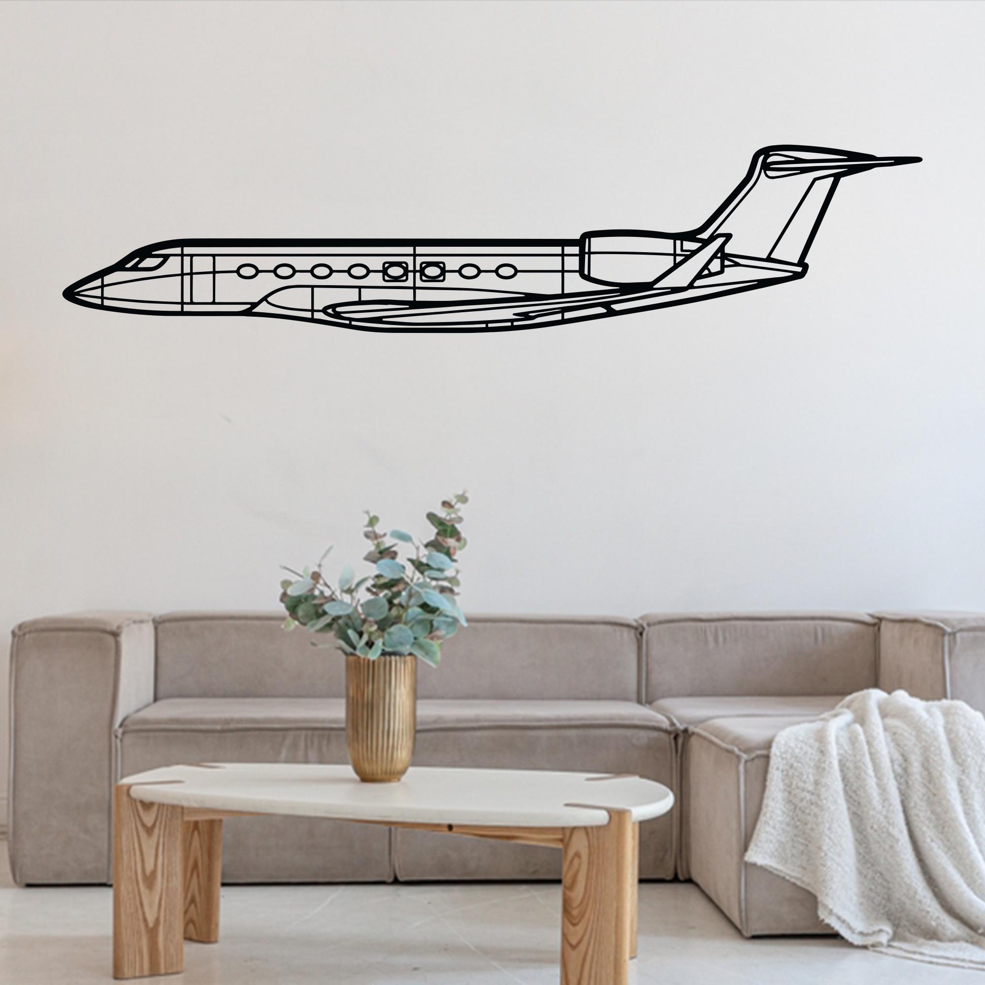 Gulfstream G650 Metal Airplane Wall Art: Luxury Aviation Decor - Etsy