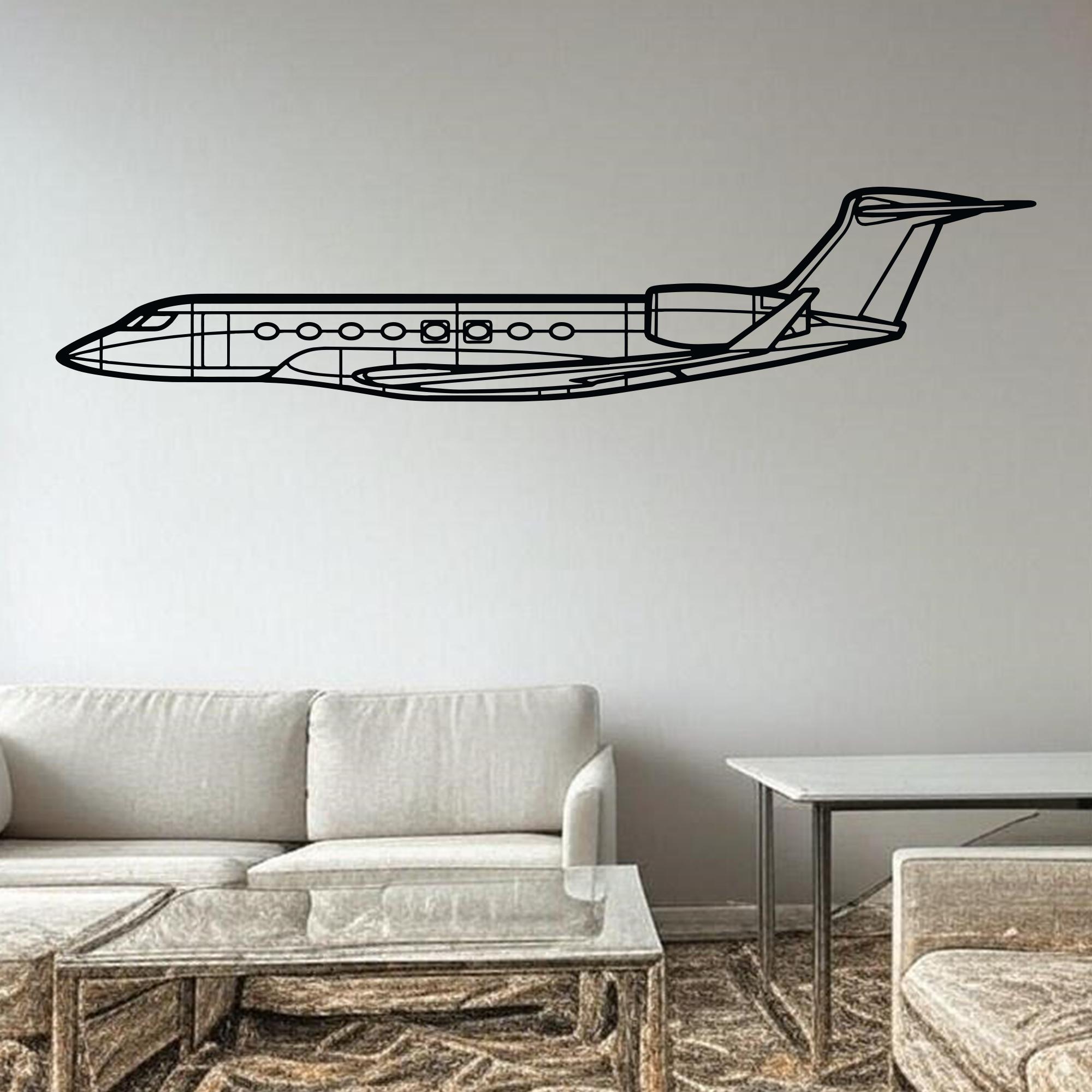 Gulfstream G650 Metal Airplane Wall Art: Luxury Aviation Decor - Etsy