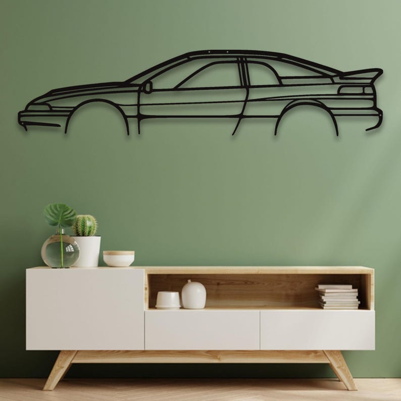Metal Car Wall Art: Modern Automotive Decor for Garage or Office - Etsy