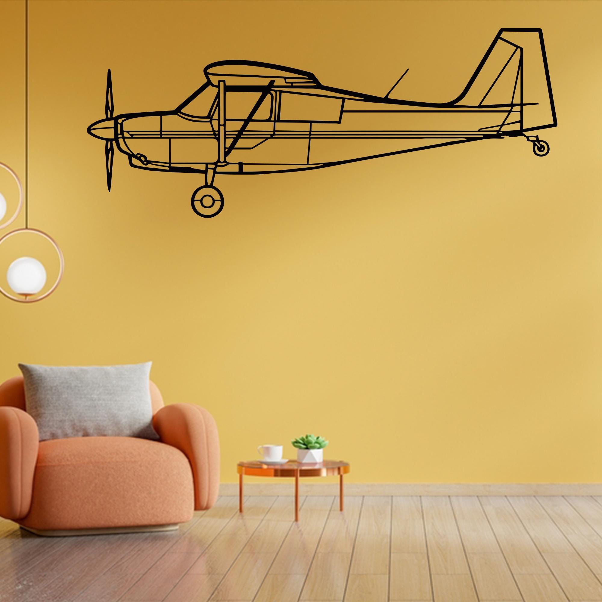 Citabria Explorer Metal Airplane Wall Art: Aviation Decor Gift - Etsy