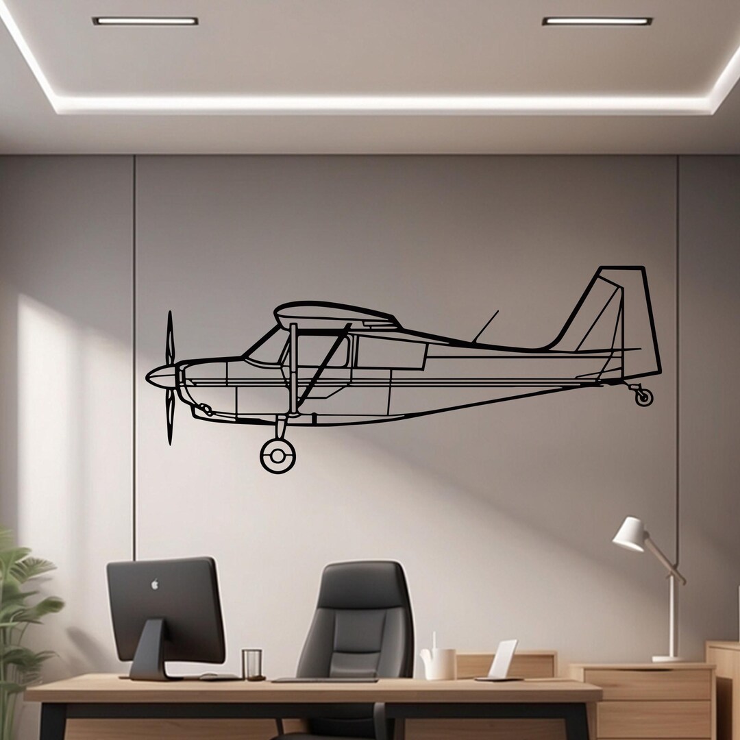 Citabria Explorer Metal Airplane Wall Art: Aviation Decor Gift - Etsy