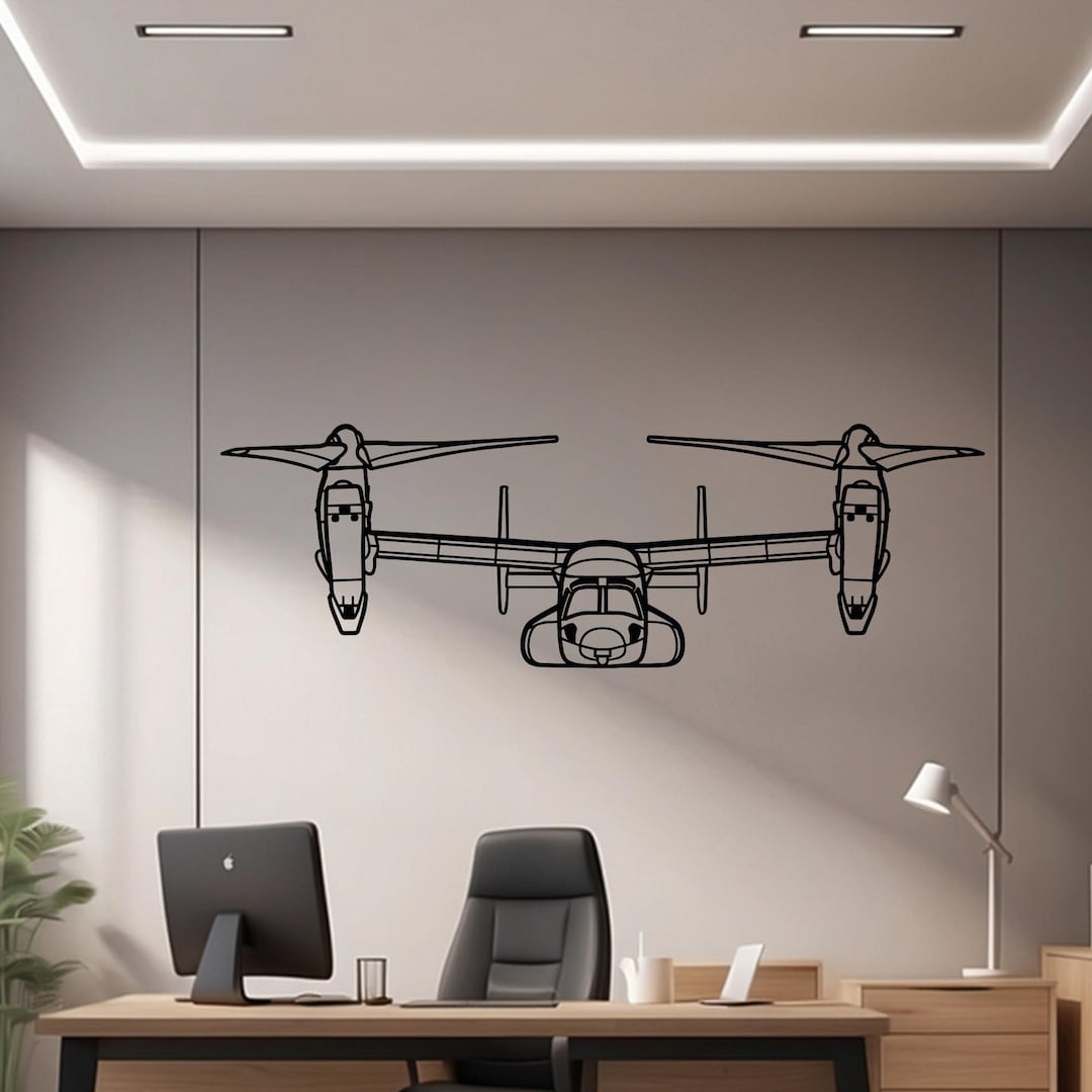 MV-22 Osprey Metal Wall Art: Military Aviation Decor - Etsy
