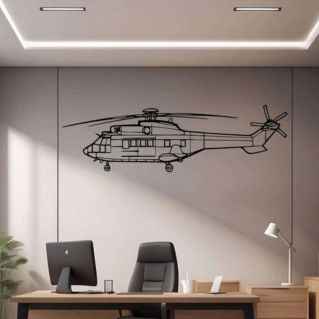 Super Puma Aircraft Metal Sign: Airbus Aviation Decor, Pilot Gift - Etsy