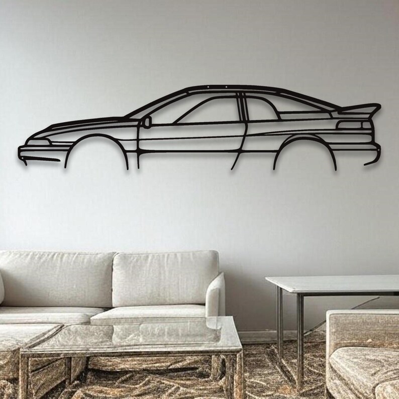 Metal Car Wall Art: Modern Automotive Decor for Garage or Office - Etsy