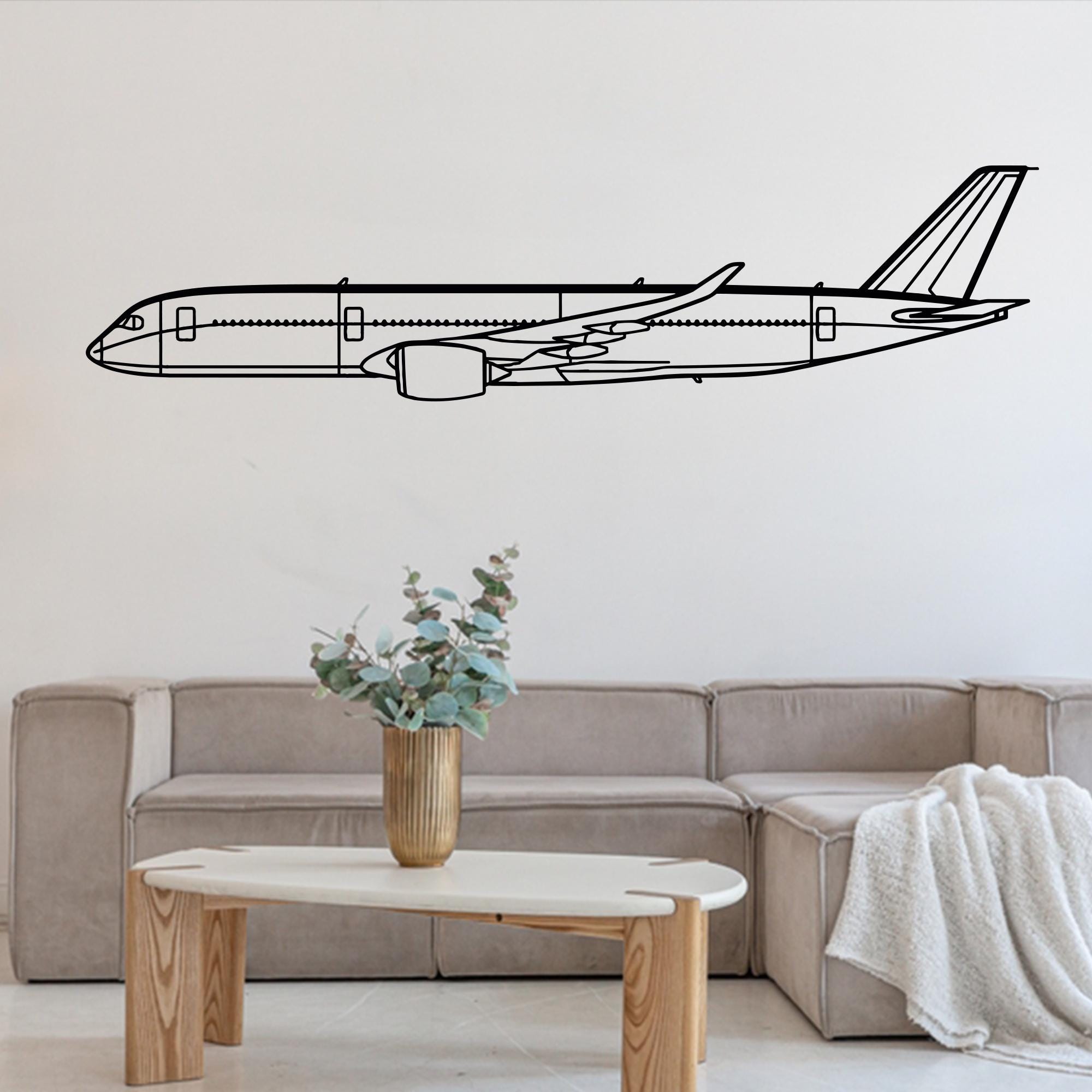 Airbus A350 Metal Airplane Wall Art: Aviation Decor Gift - Etsy