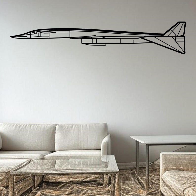 XB-70 Valkyrie Metal Airplane Wall Art: Supersonic Bomber Decor - Etsy