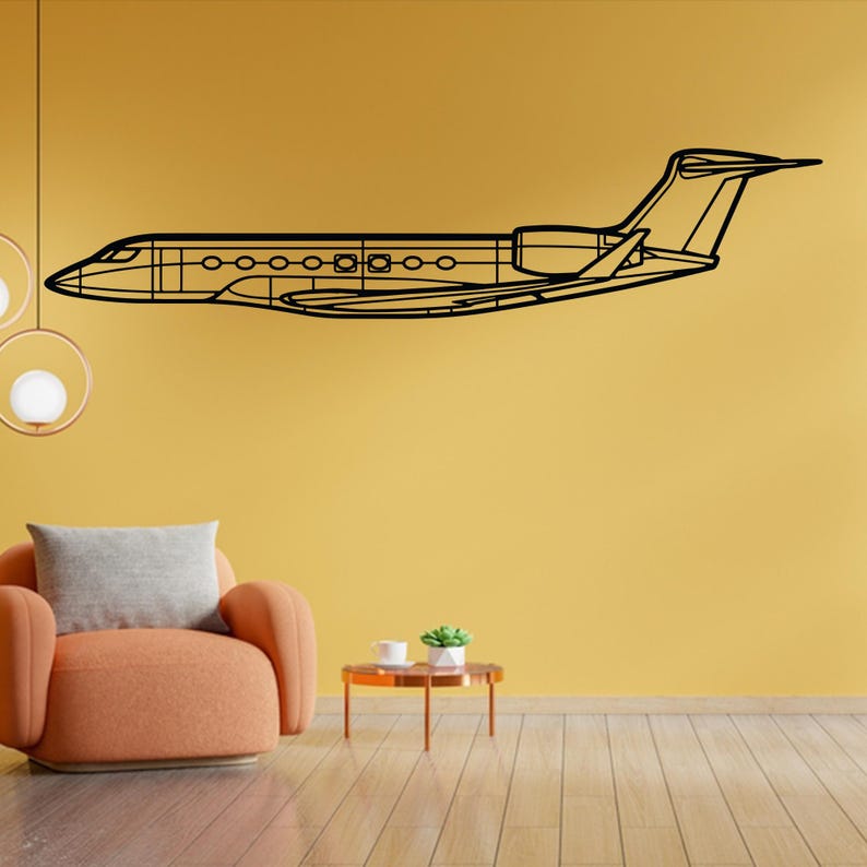 Gulfstream G650 Metal Airplane Wall Art: Luxury Aviation Decor - Etsy