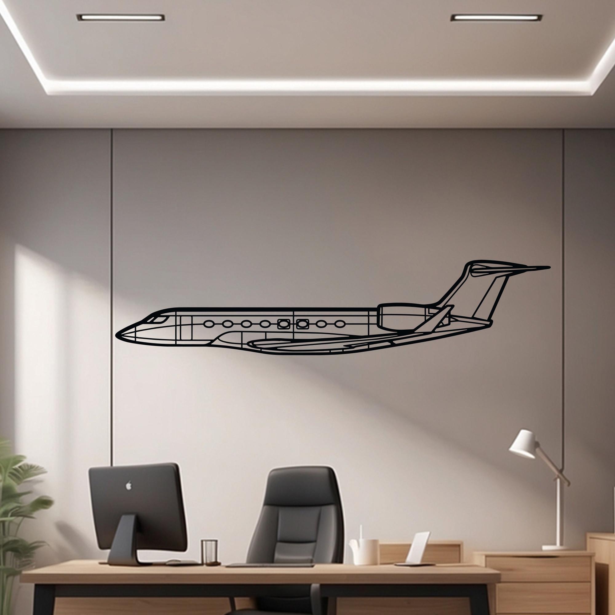 Gulfstream G650 Metal Airplane Wall Art: Luxury Aviation Decor - Etsy