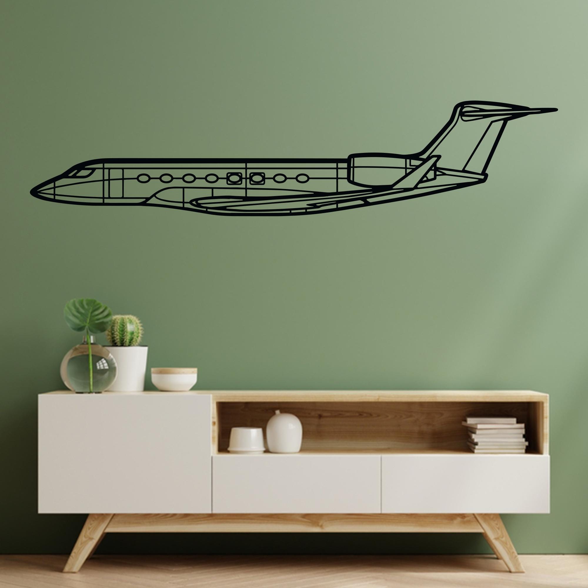 Gulfstream G650 Metal Airplane Wall Art: Luxury Aviation Decor - Etsy