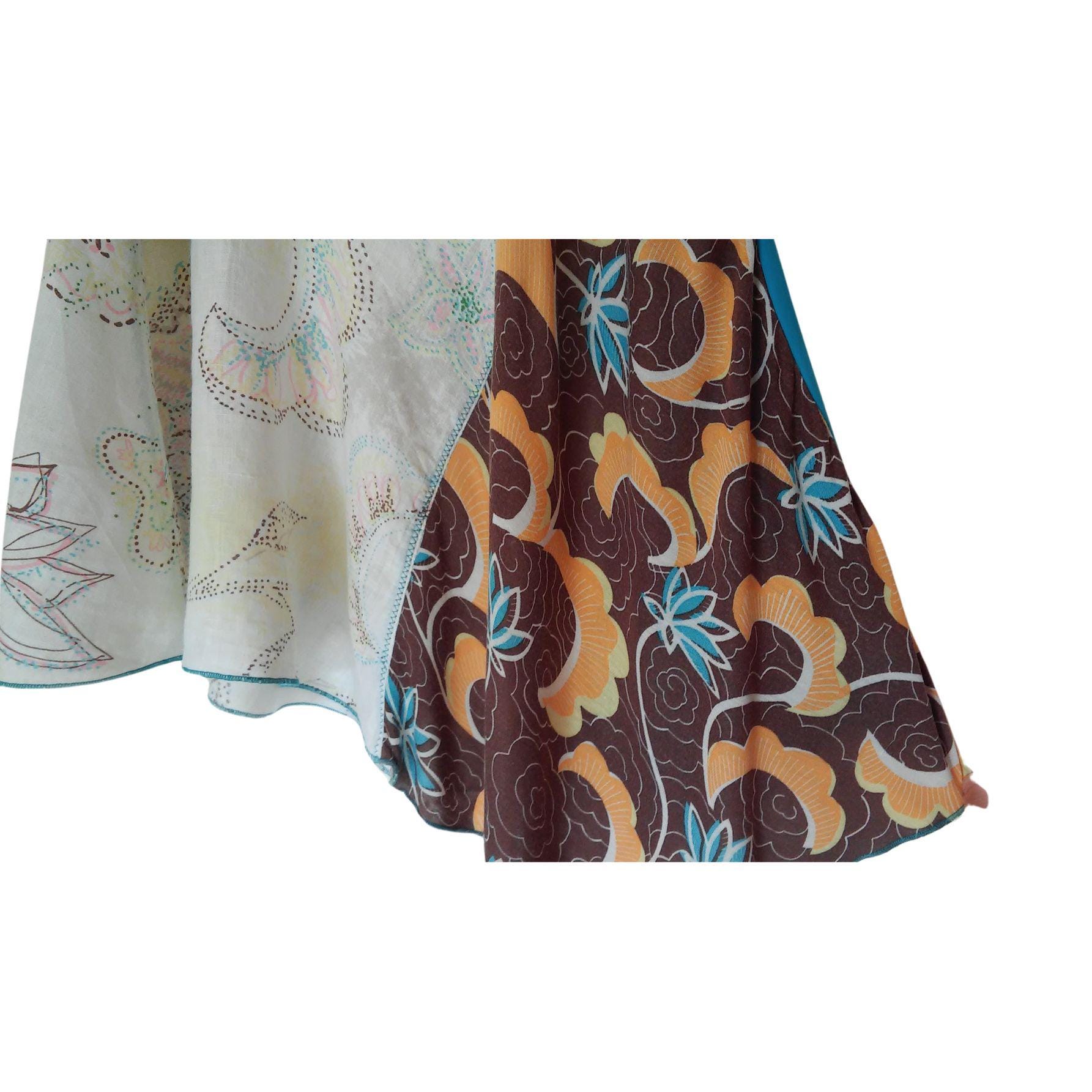 Boho-style Strapless Dress Summer Breeze Crazy Multi-pattern Dress ...