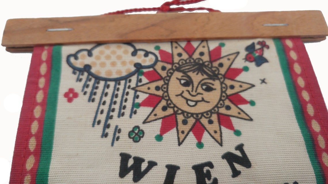 Kolf Austrian Tea Towel/wall Hanging wien Souvenir From Vienna ...
