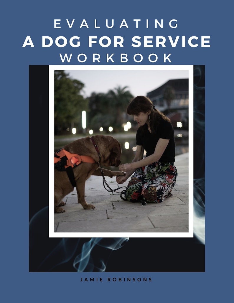 Evaluating a Dog for Service Workbook - Etsy