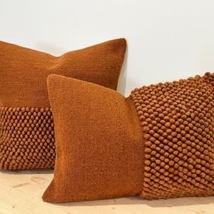 AUTUMN || Rust Orange Burnt Orange Throw Pillow Cover - Etsy