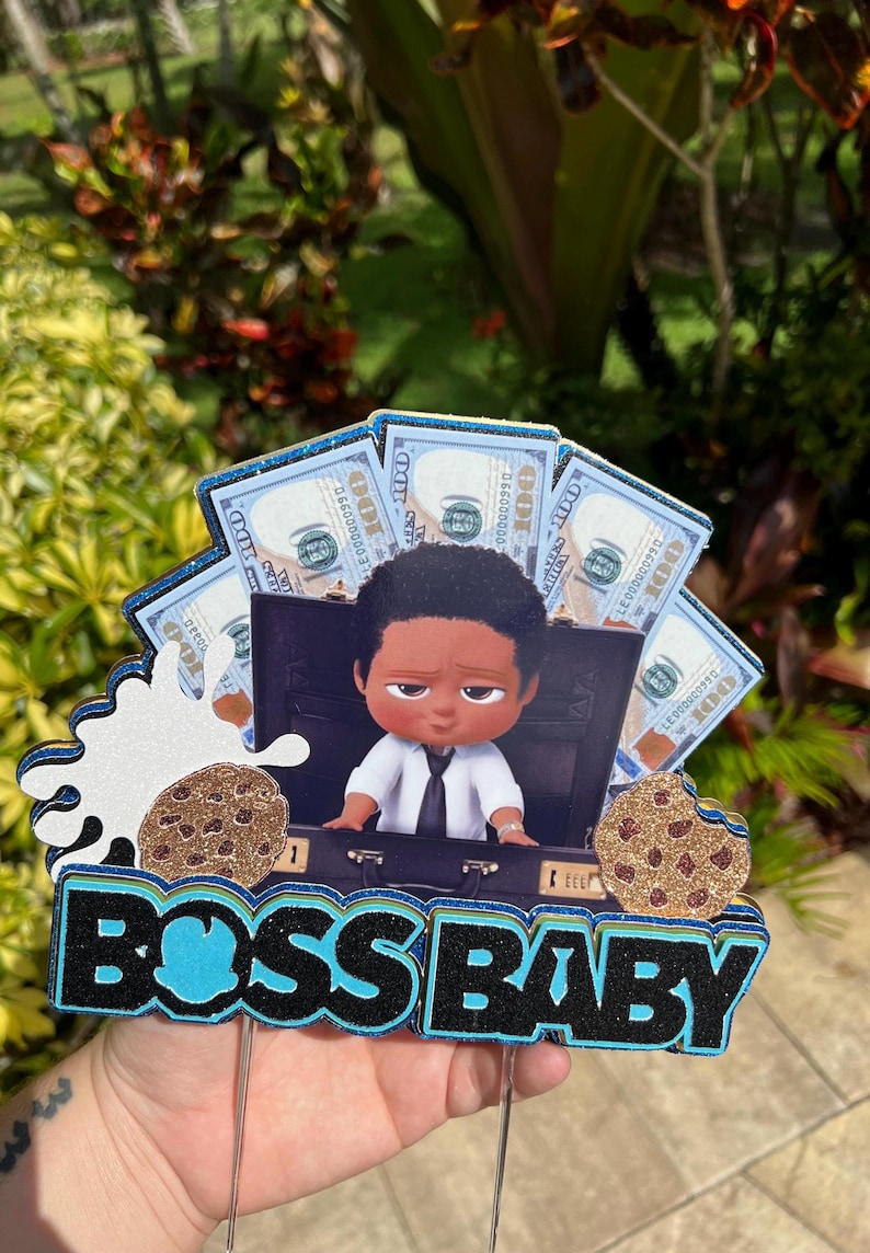 Bossbaby Themed Cake Topper - Etsy