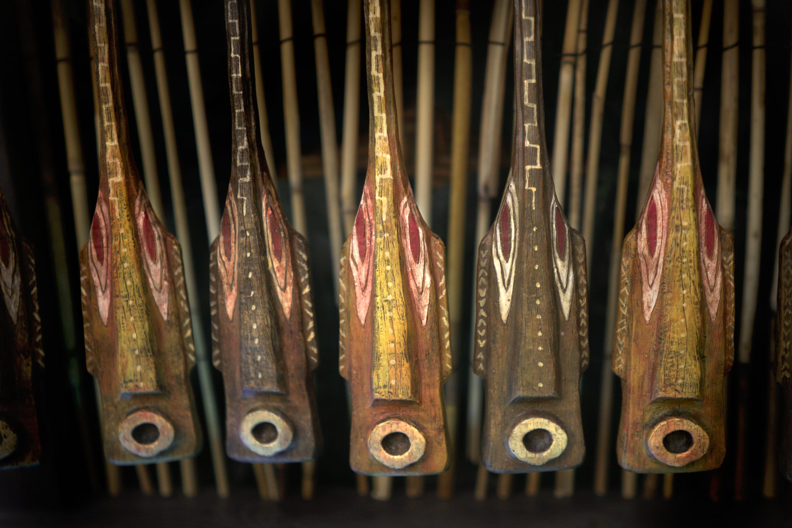 Tiki Swizzle Sticks Moai and the Cannibal Handmade and - Etsy