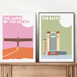 The Baltic Print - A3 A4 A5 - Modern Aesthetic - Gallery Wall - Geordie ...