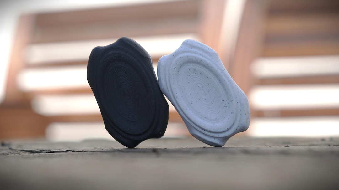 4-click Crunchy Haptic Fidget Slider + Worry Stone - 'plunge' - Etsy