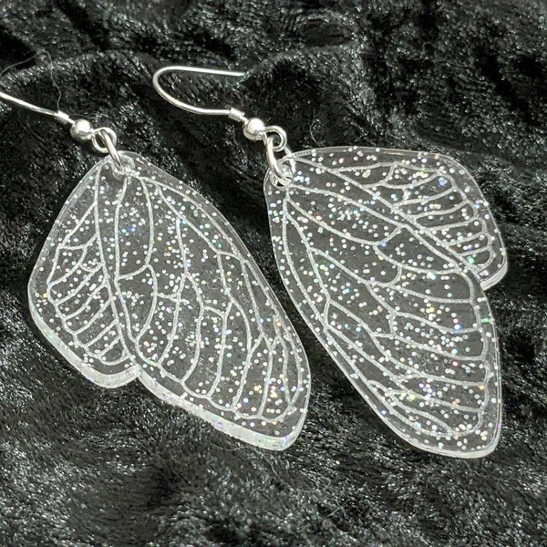 Cicada Wing Earrings - Etsy