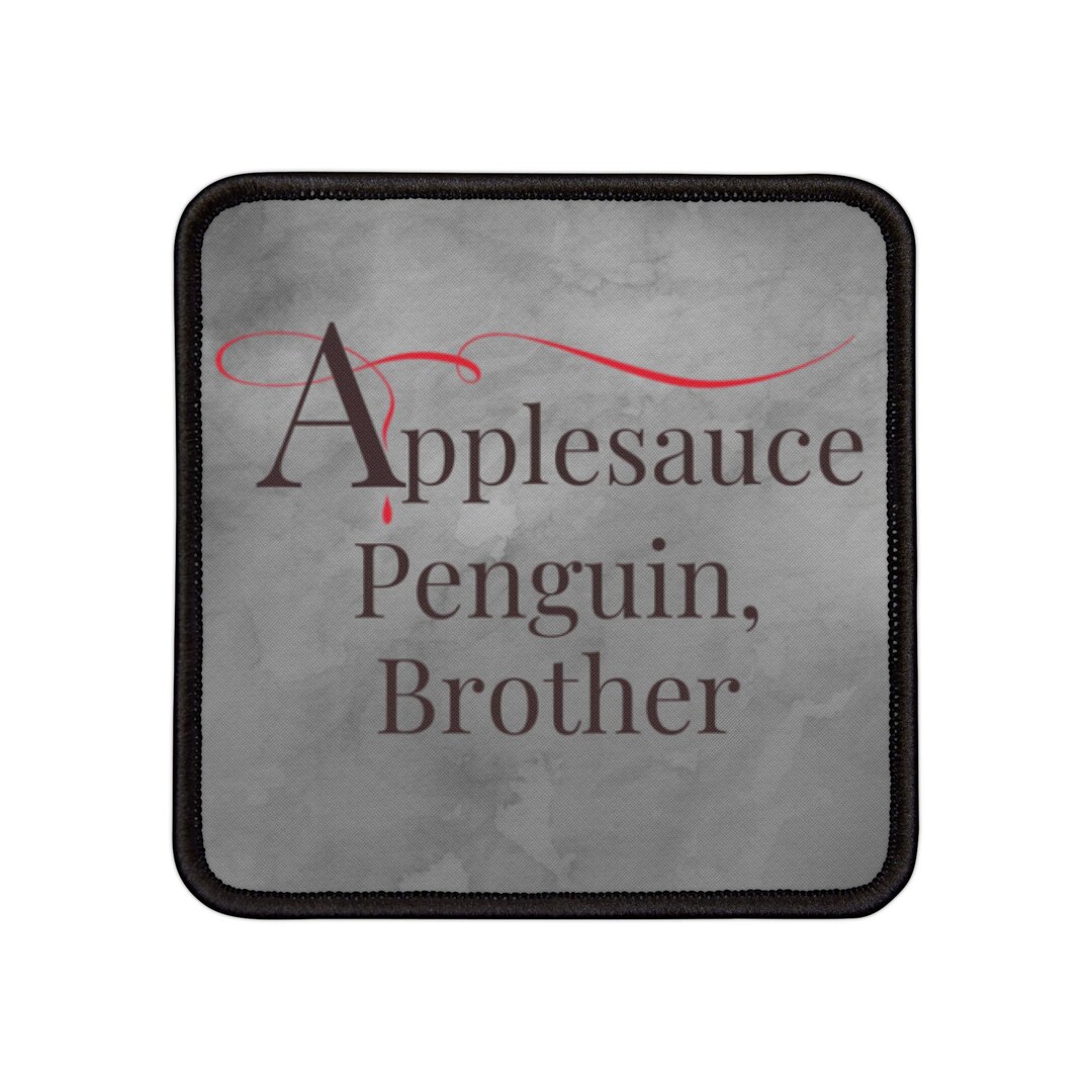 Iron-on Patches, Applesauce Penguin Brother, Vampire Diaries, Damon ...