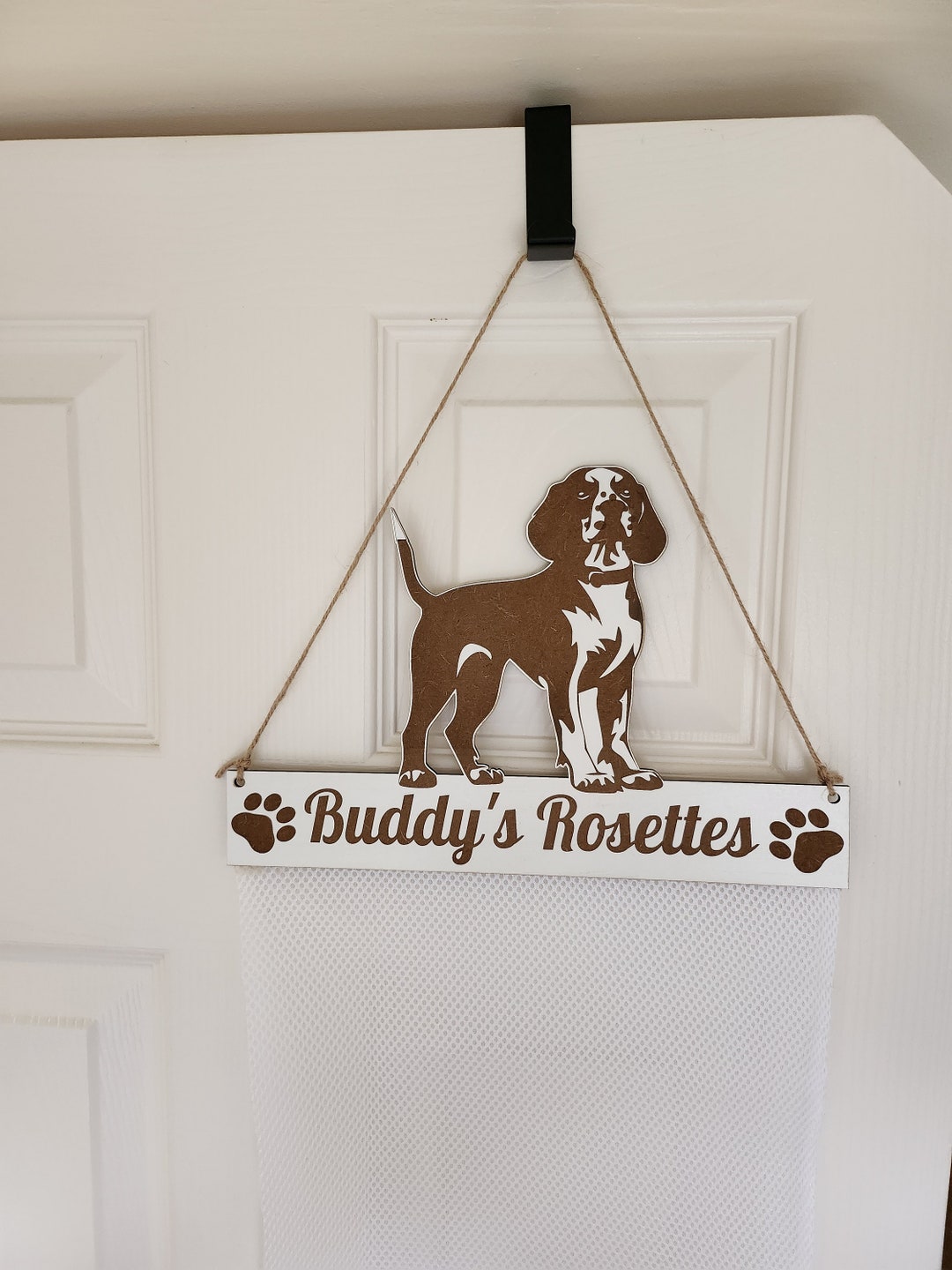 Personalised Rosette Holder - Etsy