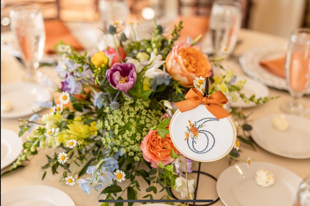 Wedding Table Numbers, Baby Milestone, Bridal Shower Table Numbers ...