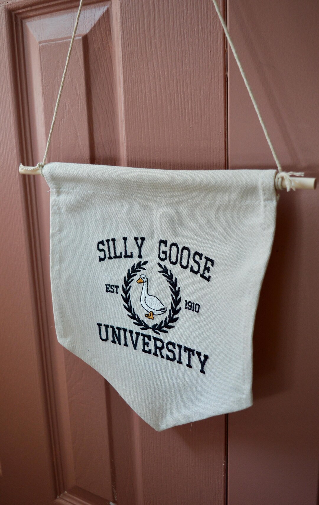 Silly Goose Banner, Silly Goose, Goose Wall Hanging, Goose Banner ...