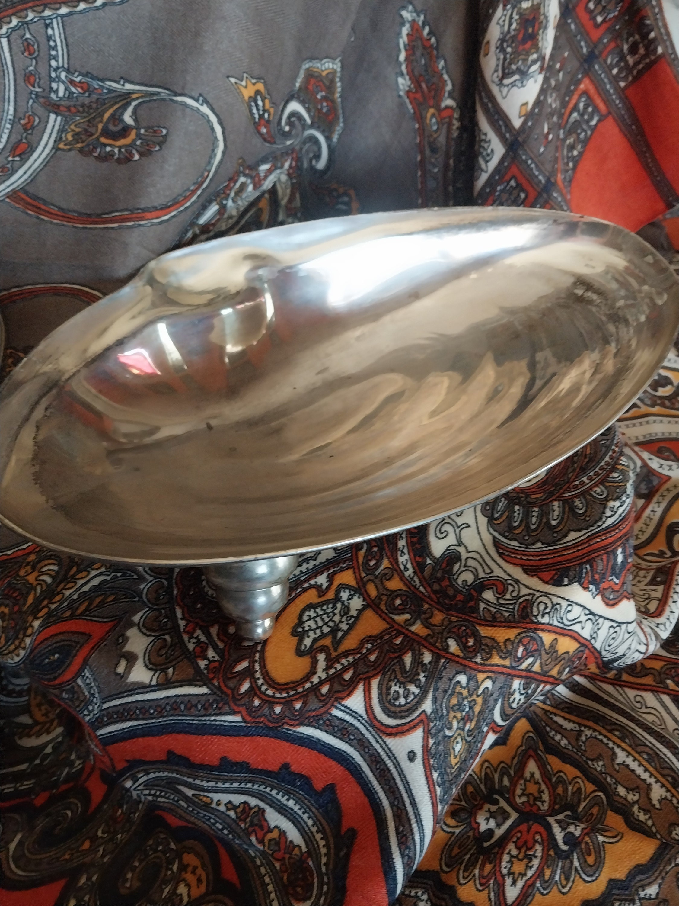 Vintage Silverplate Clam Shell Vide Poche With Stylised Legs - Etsy