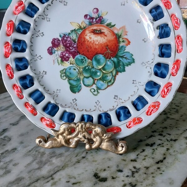 Ribbon Plate - Etsy