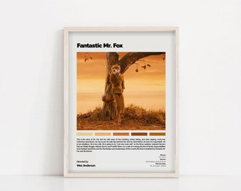 Fantastic Mr Fox Poster - Etsy