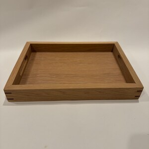 Serving Tray Walnut Tea Tray White Oak Handmade Custom - Etsy